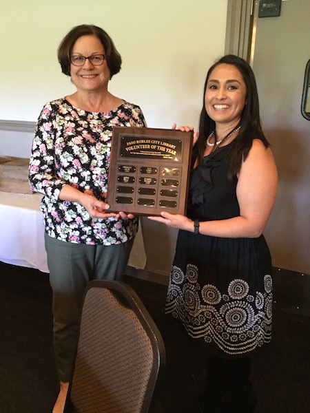 Debbie Sharp honored as 'Library Volunteer of the Year' - Paso Robles ...