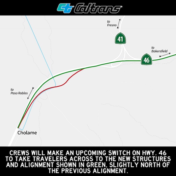 Highway 46 lane closure scheduled this week - Paso Robles Daily News