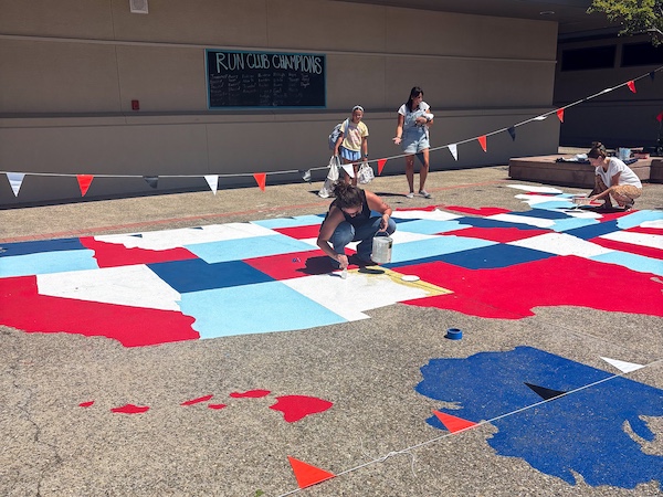 Students refresh Virginia Peterson mural for national anniversary ...